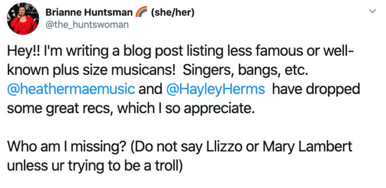 Love Lizzo? 13+ Plus Size Singers You Need to Know! - The Huntswoman