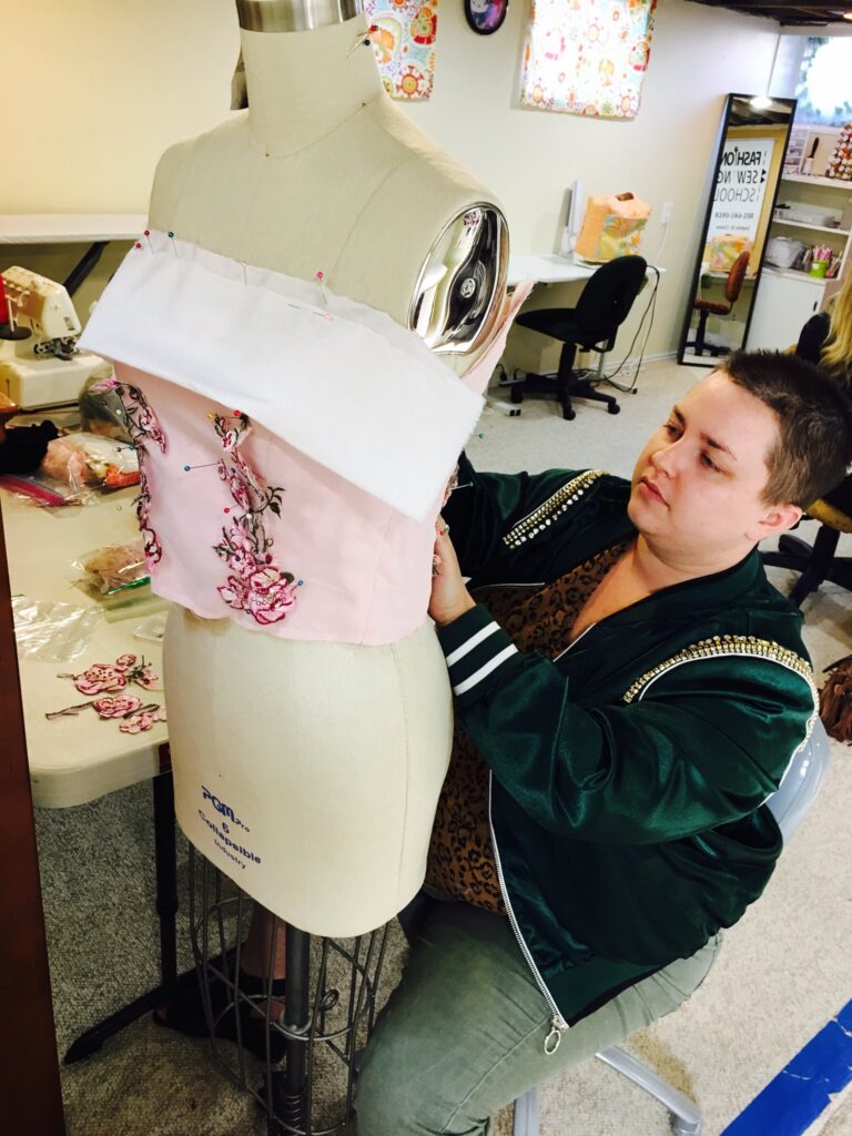 Tips for Organizing My Fashion Sewing Studio // Room - The Huntswoman