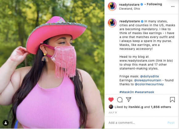 13+ Fashion Bloggers & Influencers Wearing Masks - The Huntswoman