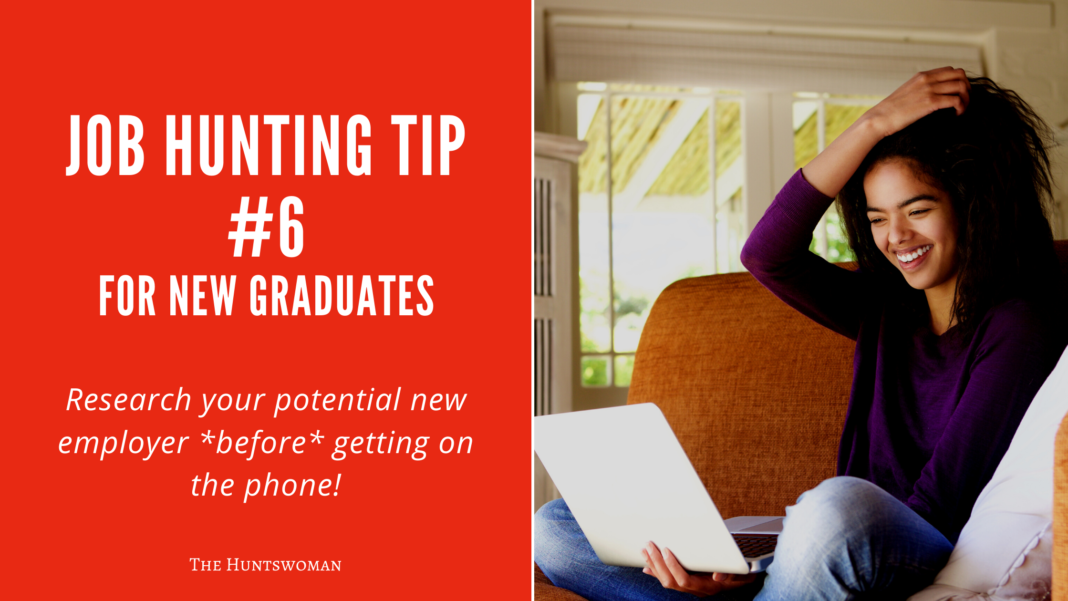 7 Top Job Hunting Tips for New Graduates - The Huntswoman