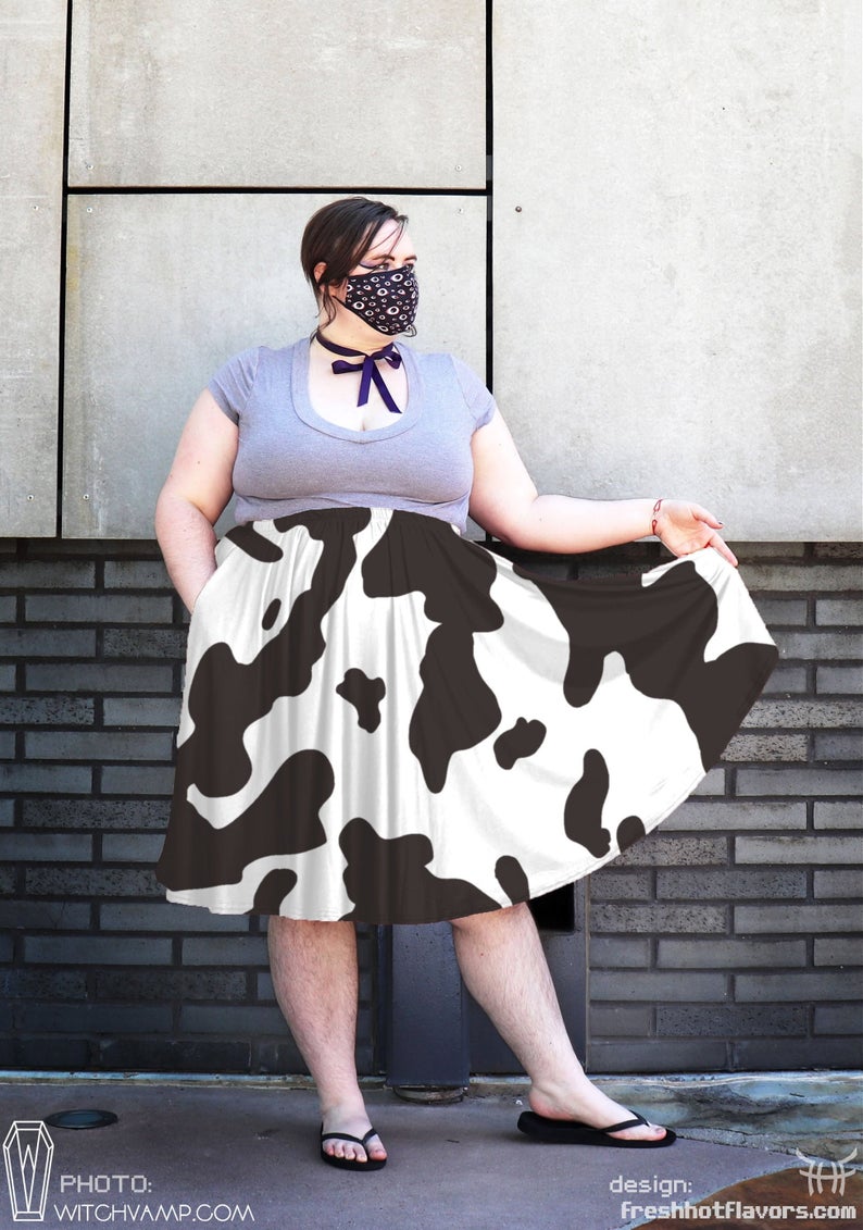 Where to Buy Plus Size Cow Print Clothes - 11+ Dresses, Shirts & Skirts ...