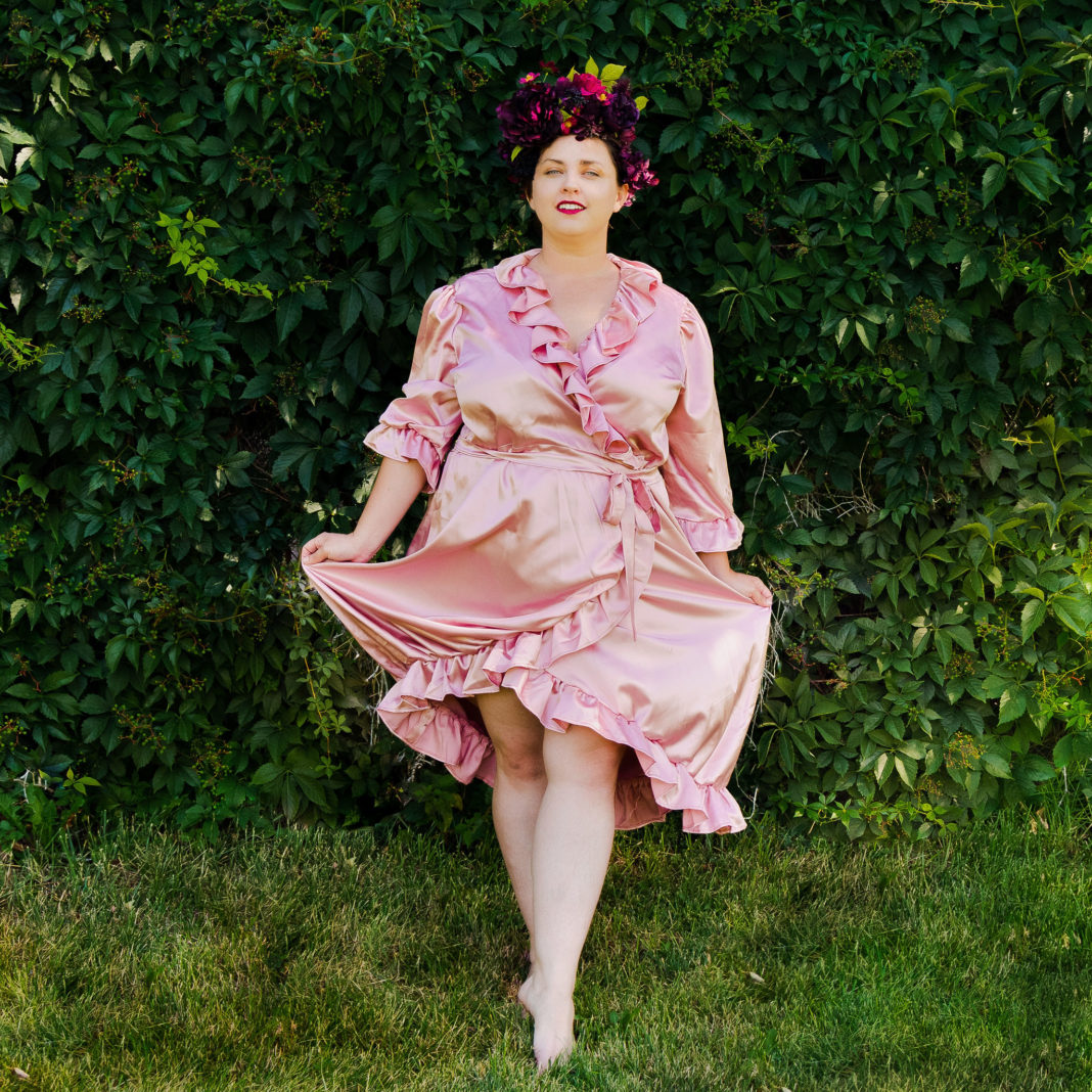 Floral Crown Photoshoot - Sustainable Plus Size Fashion Editorial - The ...