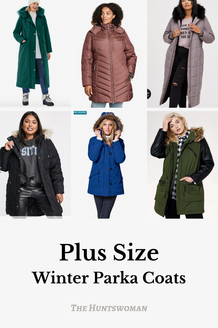 17+ Plus Size Coats for Women - Winter Parkas - The Huntswoman