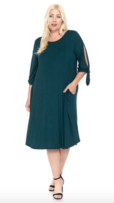 41+ Modest Plus Size Dresses | Fashion Shopping Guide - The Huntswoman