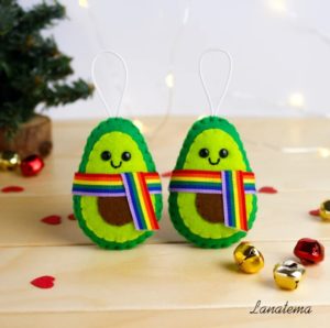 27+ Fun LGBT Christmas Tree Ornaments || Rainbow Pride Holiday Decor ...
