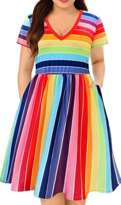 8+ BEST Rainbow Plus Size Clothing - My FAVE Outfit Ideas for 2023 ...