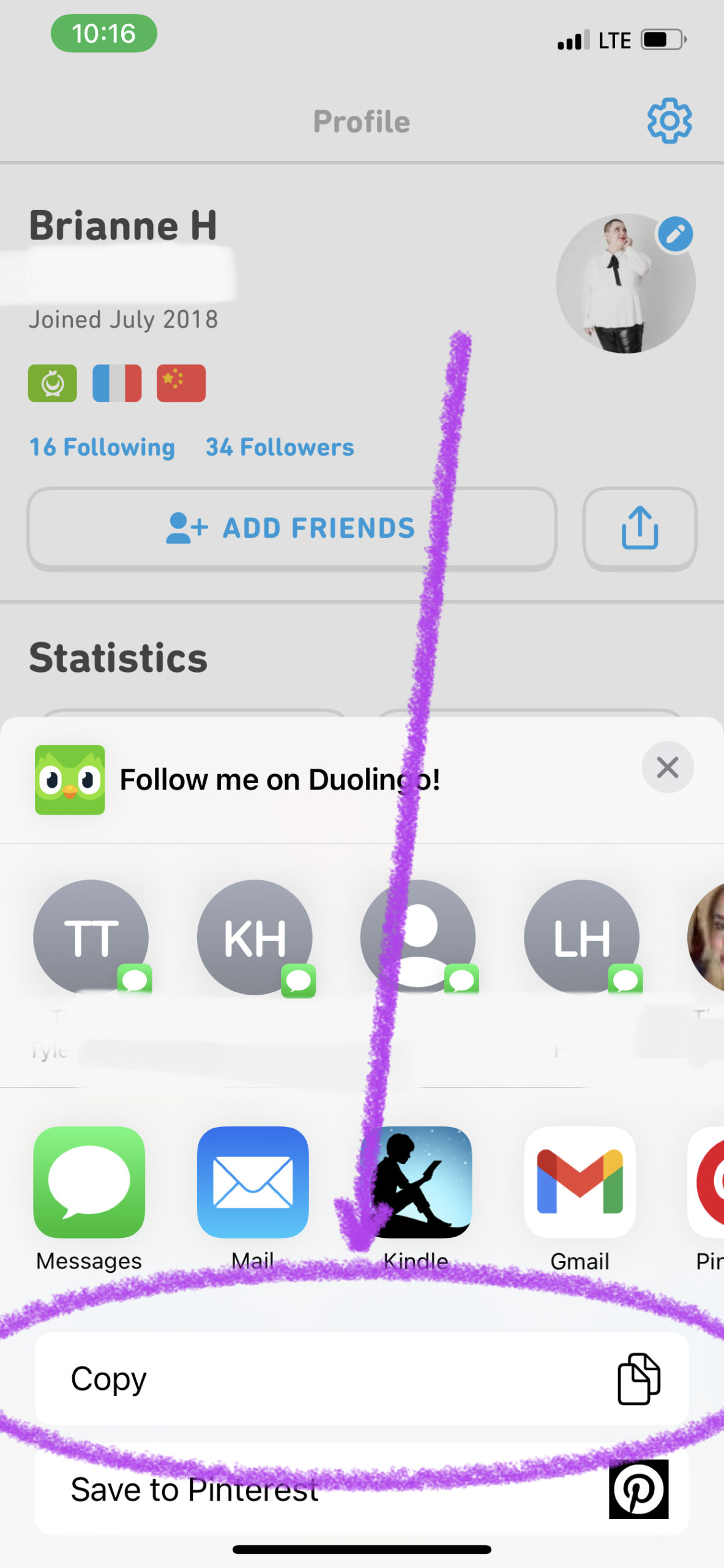How to Add Friends on Duolingo 2023 - iPhone and Desktop - The Huntswoman