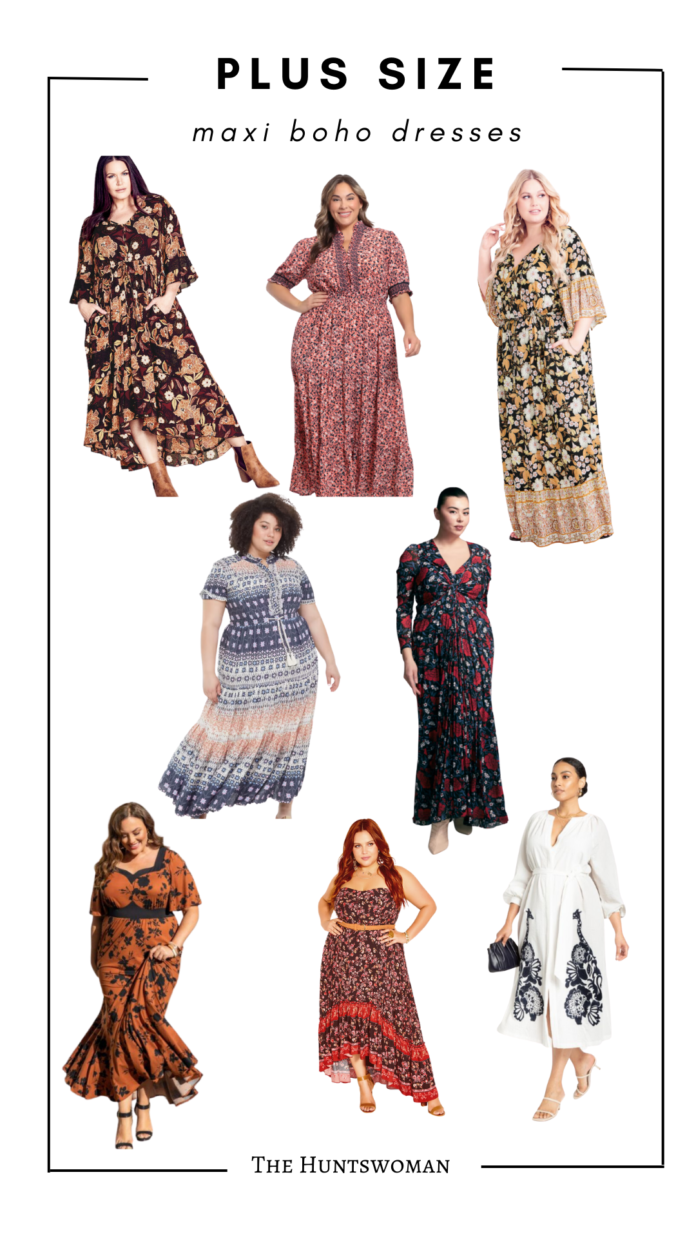 21+ Plus Size Maxi Boho Dresses | Where I Shop for Plus Size Boho Dresses!