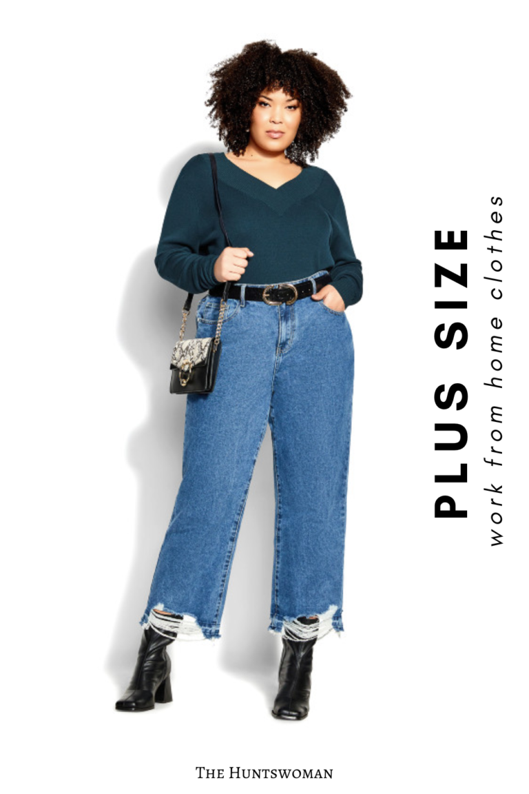17 BEST Plus Size Work from Home Clothes | Where to Shop - The Huntswoman