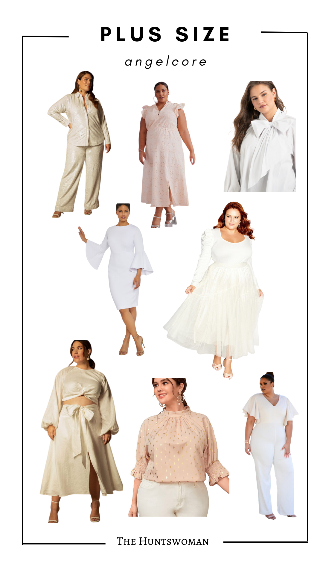 22+ Super CUTE Plus Size Angelcore Outfits | Where to Shop - The Huntswoman