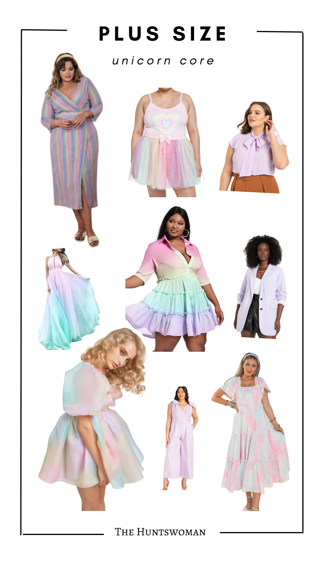 14+ SUPER CUTE Plus Size Unicorn Core Outfits | Where to Shop - The ...